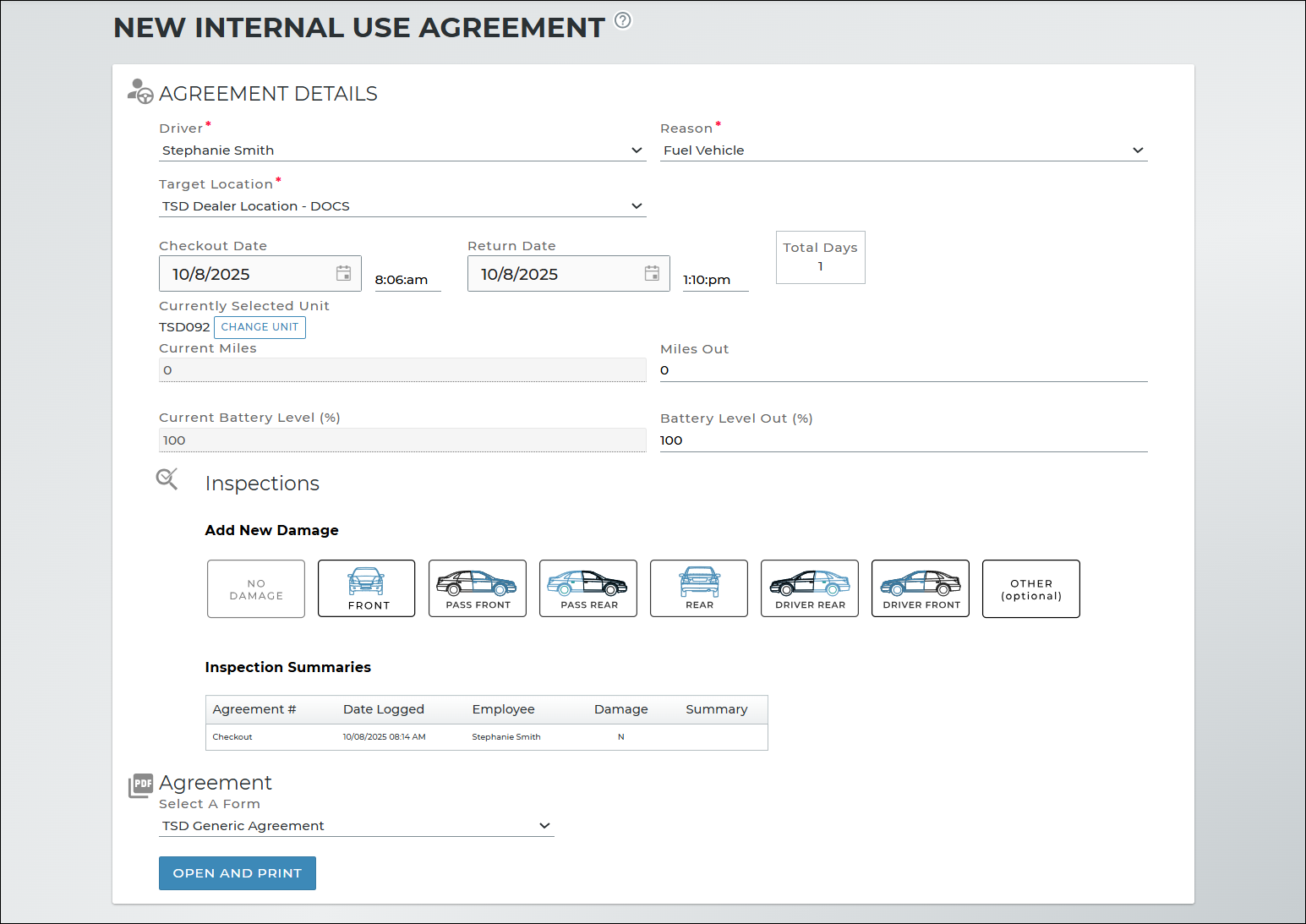 Internal Use Agreements